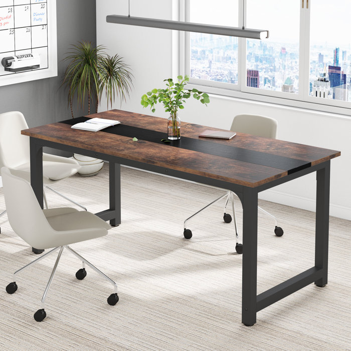 Inbox Zero Chimkasi Rectangular Conference Table & Reviews | Wayfair