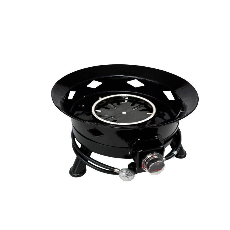 Flame King Smokeless Propane Fire Pit, 24-inch Portable Firebowl, 58K ...