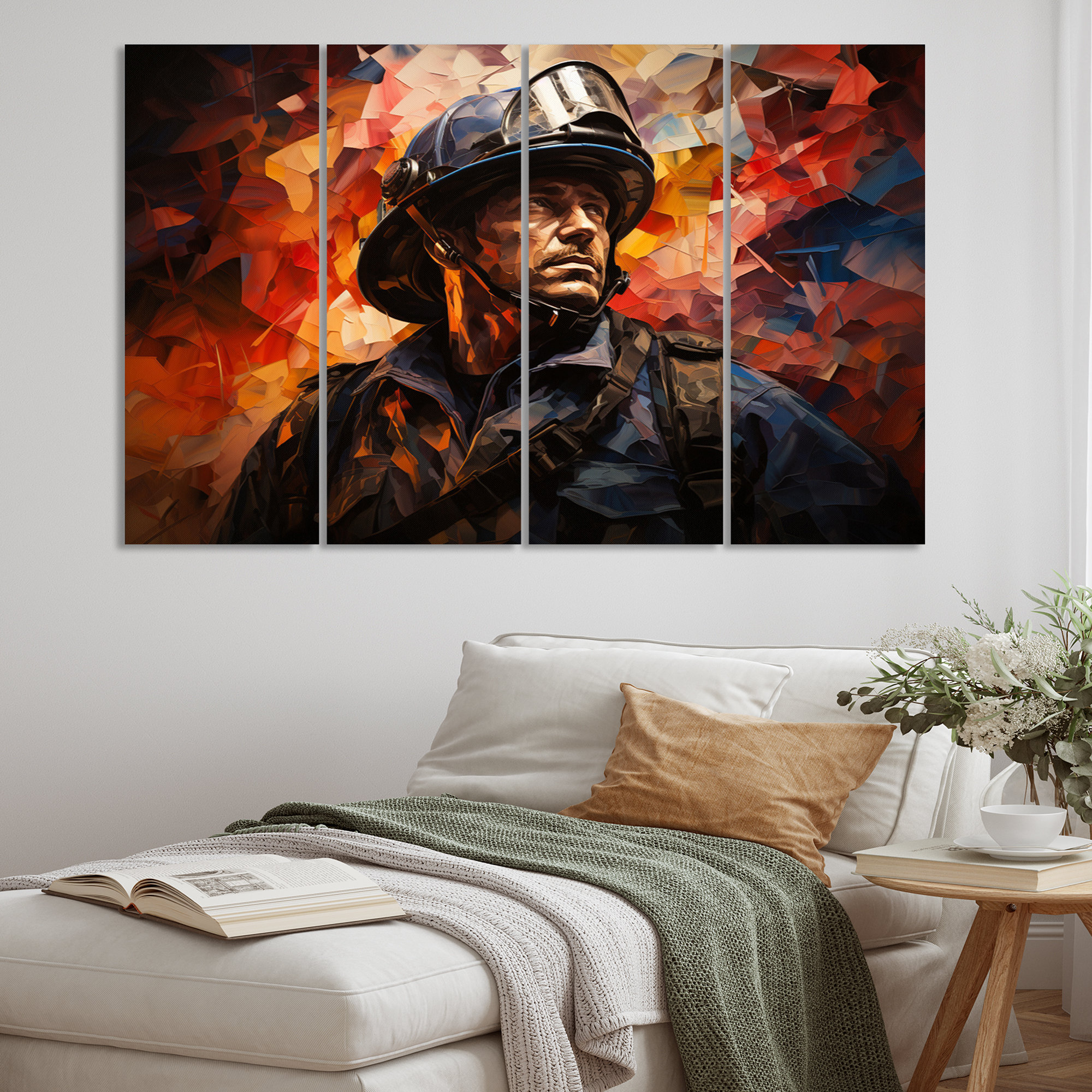 Winston Porter Fireman Portrait I - Fireman Metal Wall Decor Set ...