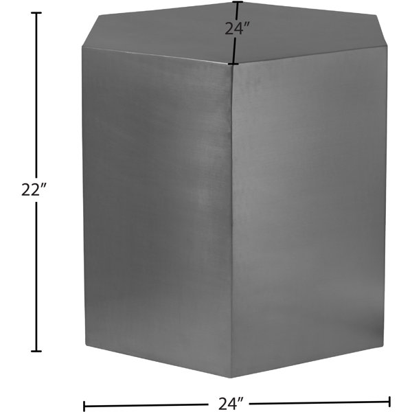 Everly Quinn Elem Hexagon End Table | Wayfair