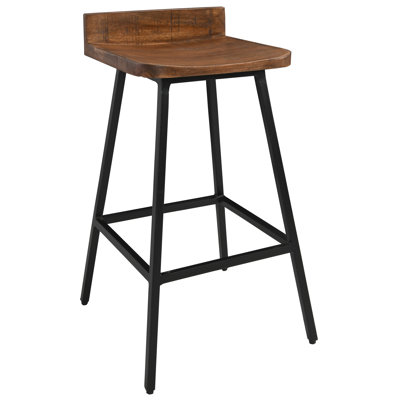 Classic Home Pennie Solid Wood 27" Counter Stool & Reviews | Perigold
