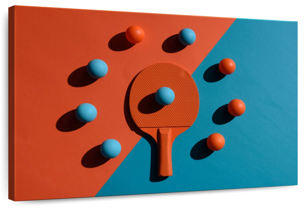 Ebern Designs Sireci Color Block Ping Pong | Wayfair