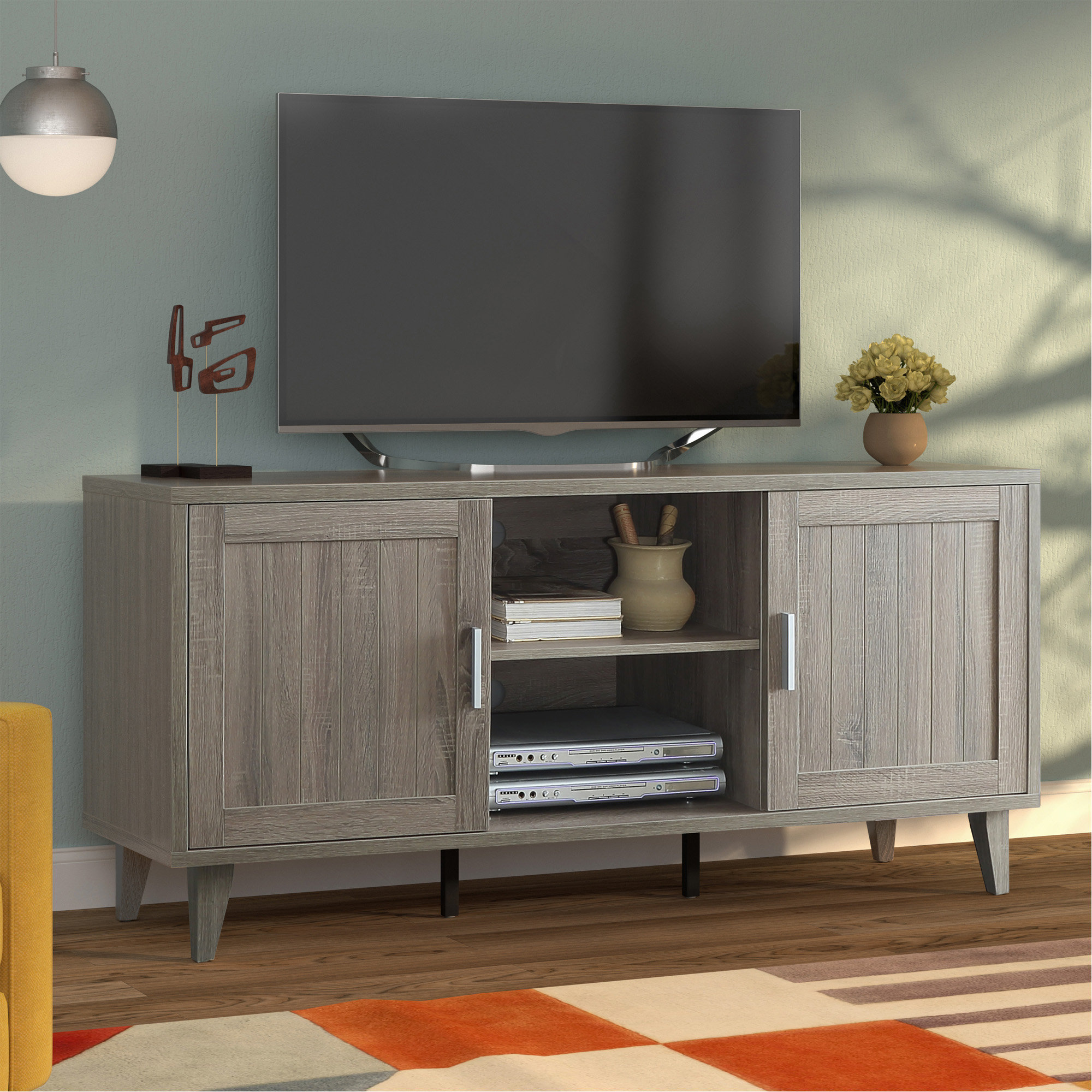 Latitude Run® Versatile TV Stand With Stylish Design For Large Screens ...