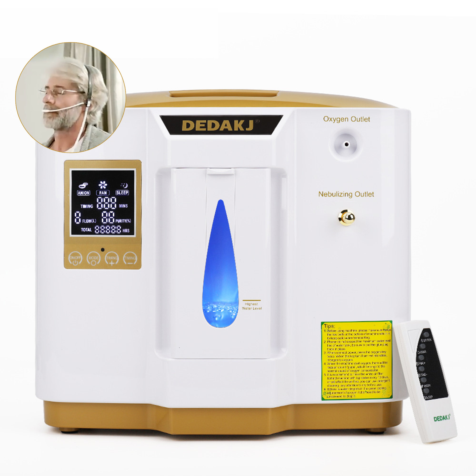 ELEOPTION Home Use Portable Oxygen Generator & Reviews | Wayfair