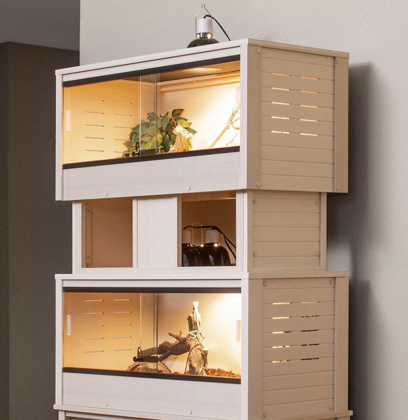 Tucker Murphy Pet™ Modular Reptile Enclosure Bundle – Two Large ...