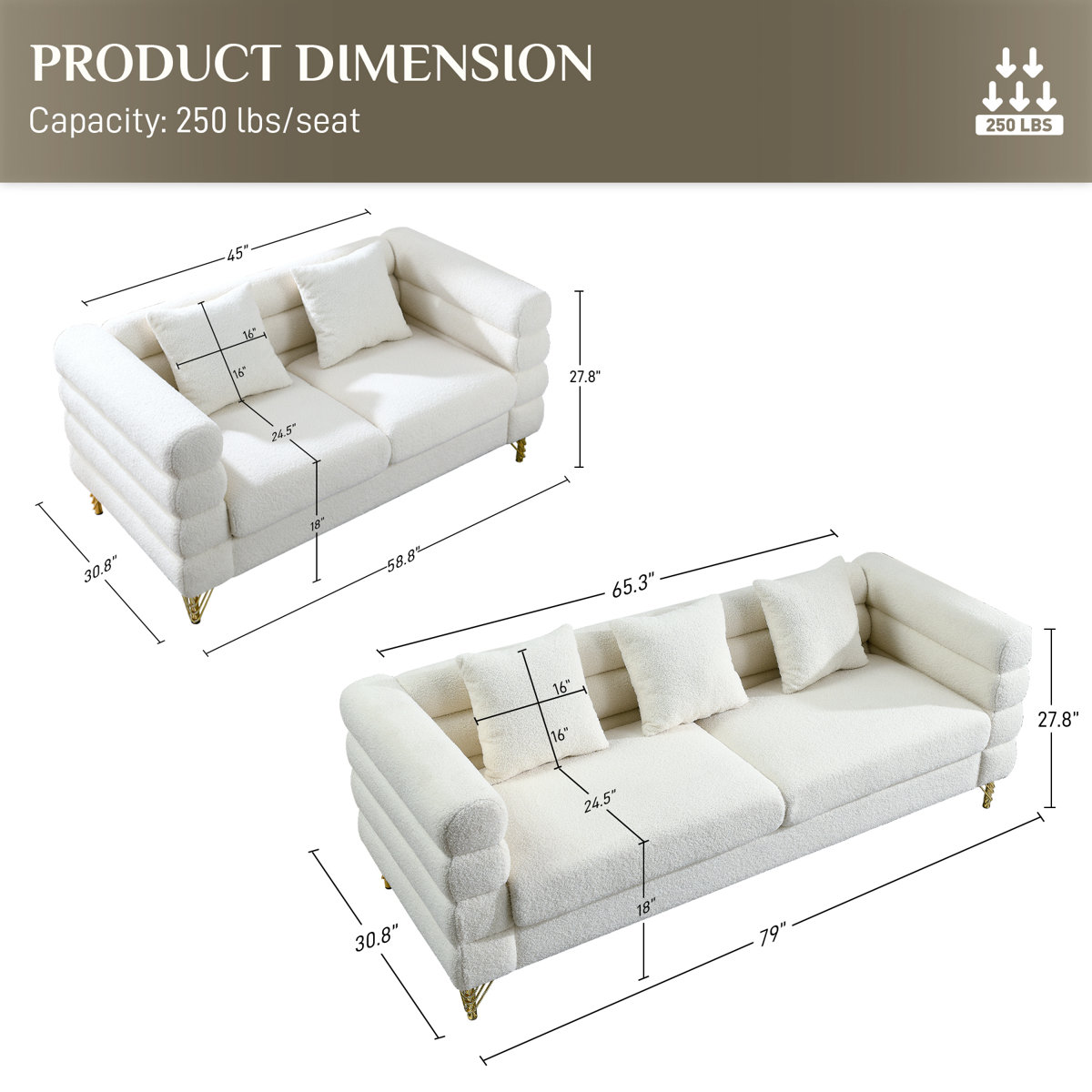 ouyessir Ottwell 2 - Piece Living Room Set & Reviews | Wayfair