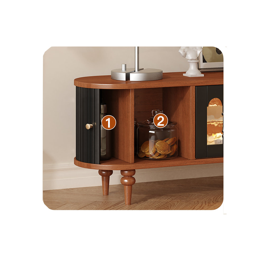 moonlight design French retro TV stand coffee table combination | Wayfair