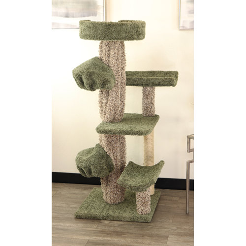 New Cat Condos 50'' H Cat Tree & Reviews | Wayfair