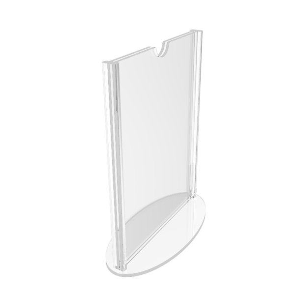 FixtureDisplays 5 x 7" Sign Holder Menu Holder T-style Table Tent with ...