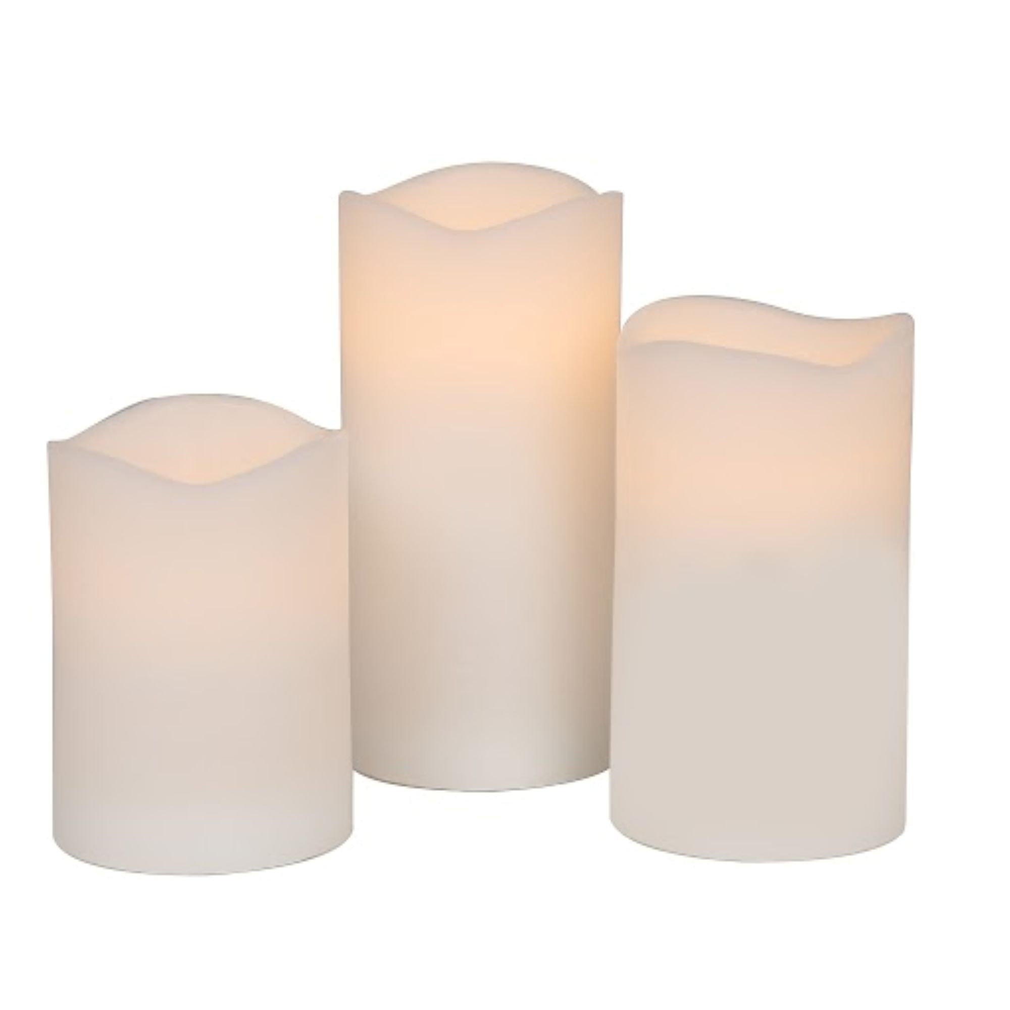 Mikasa Wavy Top LED Unscented Wavy Top Wax LED Candle & Reviews | Perigold