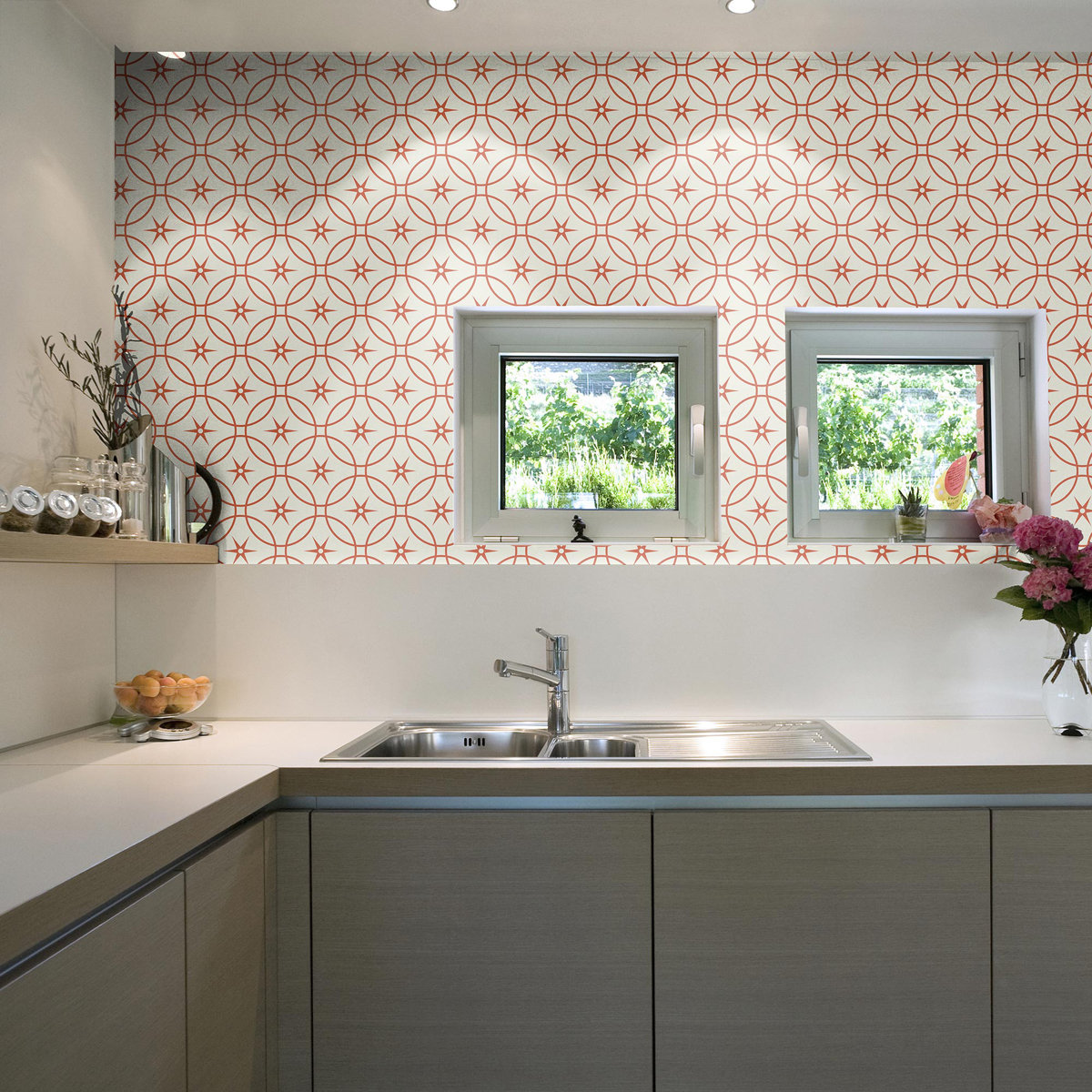Ivy Bronx Yashvi Basic Removable Peel and Stick Wallpaper Panel | Wayfair