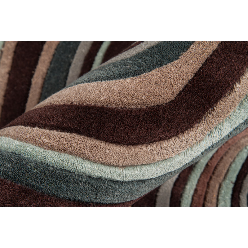 Wade Logan® Ayano Handmade Tufted Wool Mushroom Rug & Reviews | Wayfair