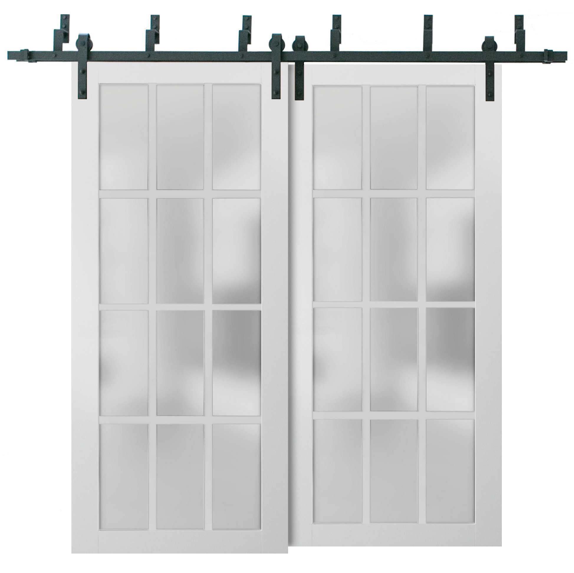 SARTODOORS Felicia Frosted Glass Sliding Closet Doors - Wayfair Canada