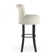 Lark Manor Geneva Upholstered Counter Stool with Solid Wood Frame ...