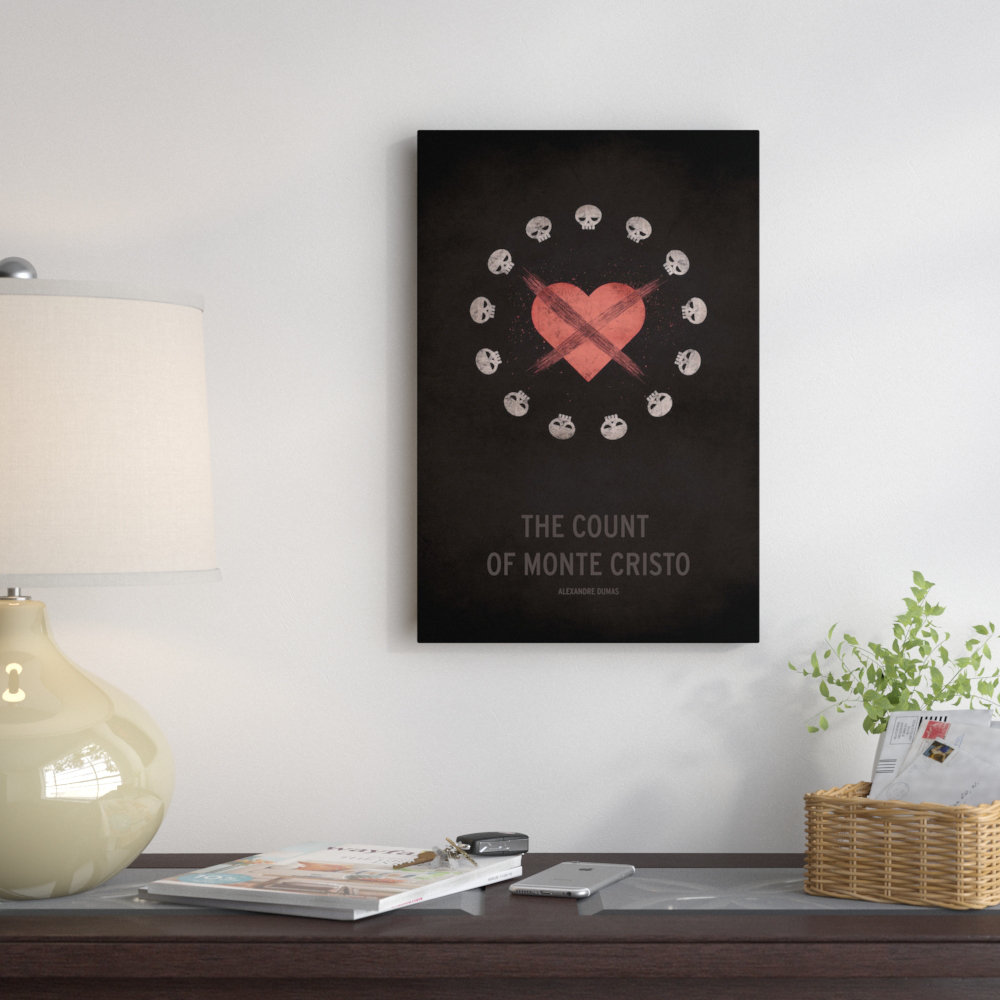 East Urban Home 'Minimalist Literature Series: The Count of Monte ...