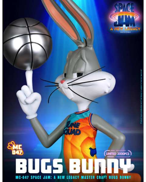 LM Treasures Space Jam: A New Legacy Master Craft Bugs Bunny Table Top ...