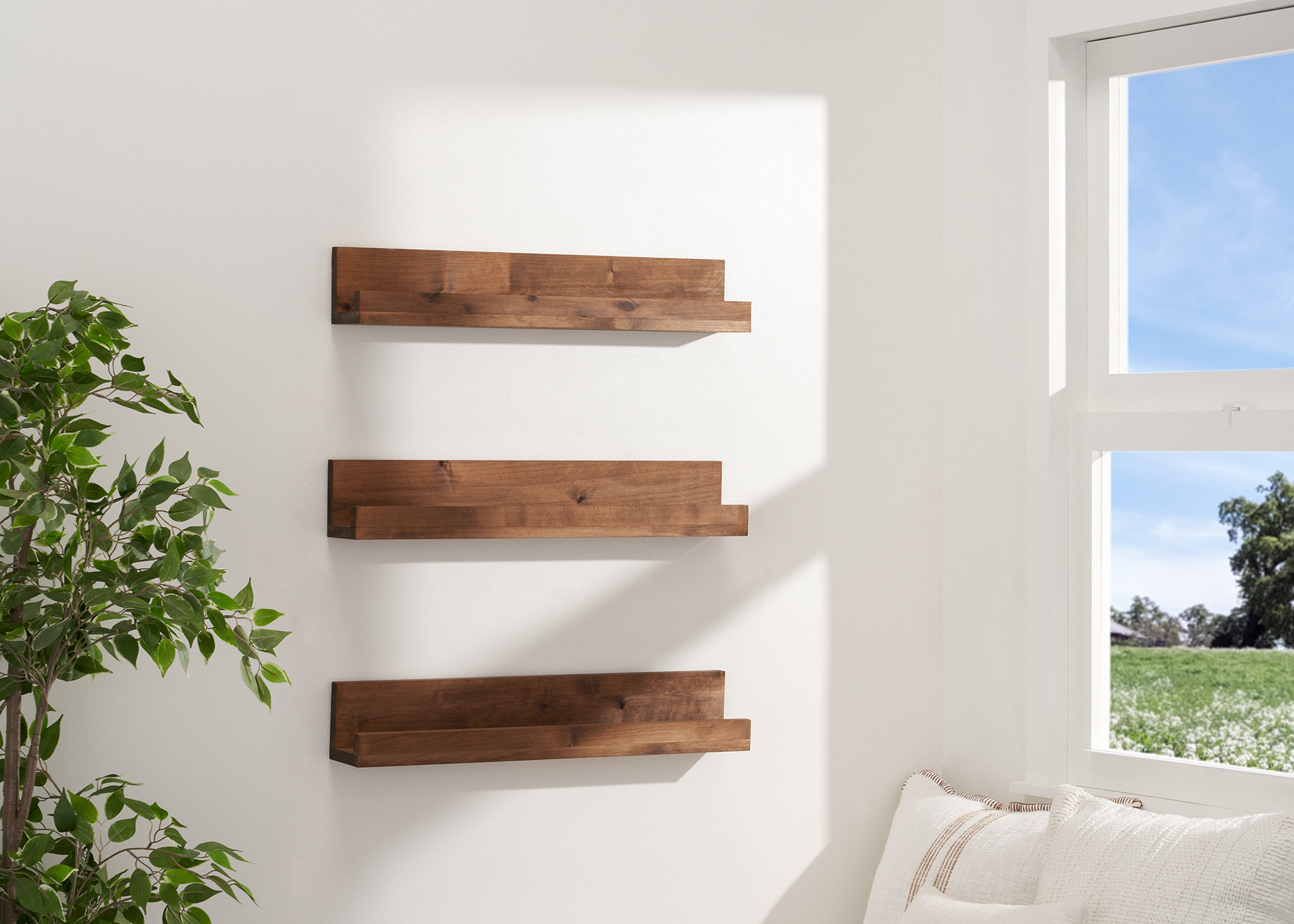 Drakestone Designs 4-Inch Floating Shelf & Reviews | Wayfair