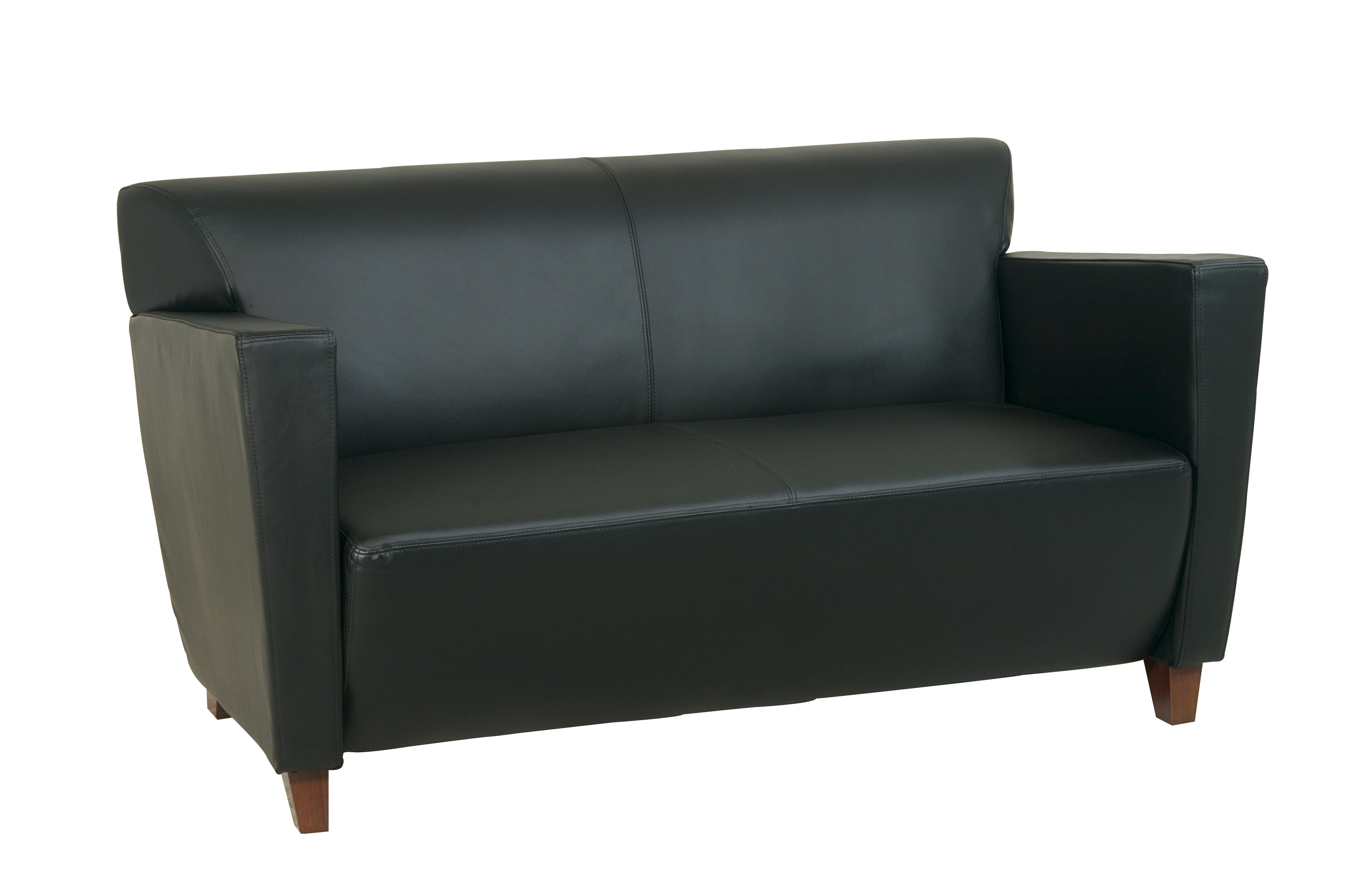Inbox Zero Naadirah Leather Settee & Reviews - Wayfair Canada