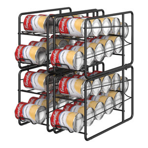 Hokku Designs 4 Pack Can Dispenser Rack, Stackable Can Storage ...