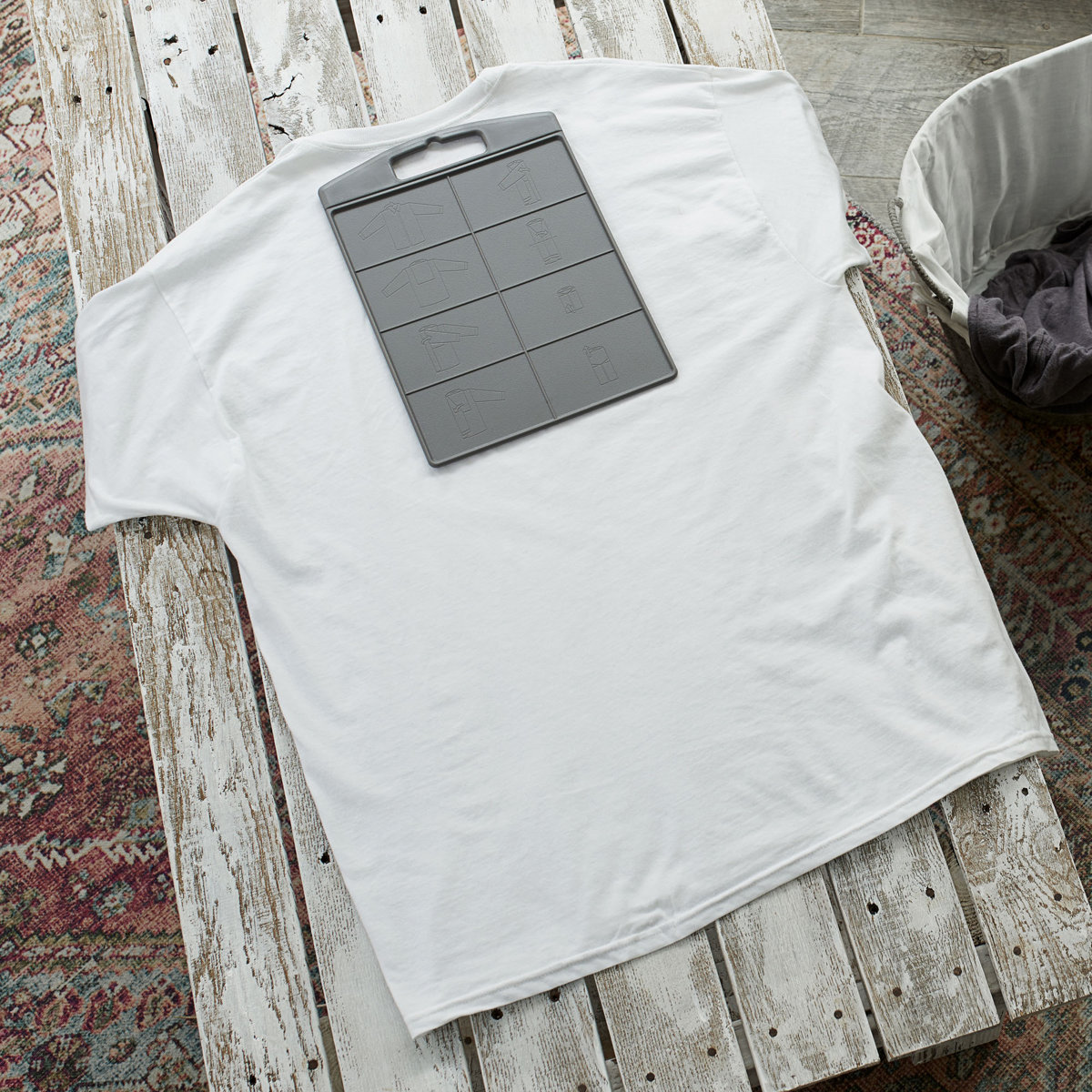 Household Essentials Shirt Folding Board for Laundry Room Organizer ...