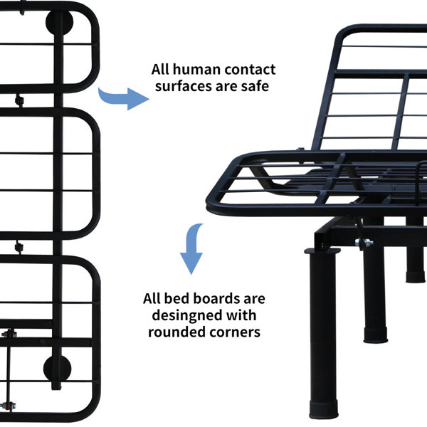 Alwyn Home Mahaska Adjustable Bed Frame, Zero Gravity, Wireless Remote ...