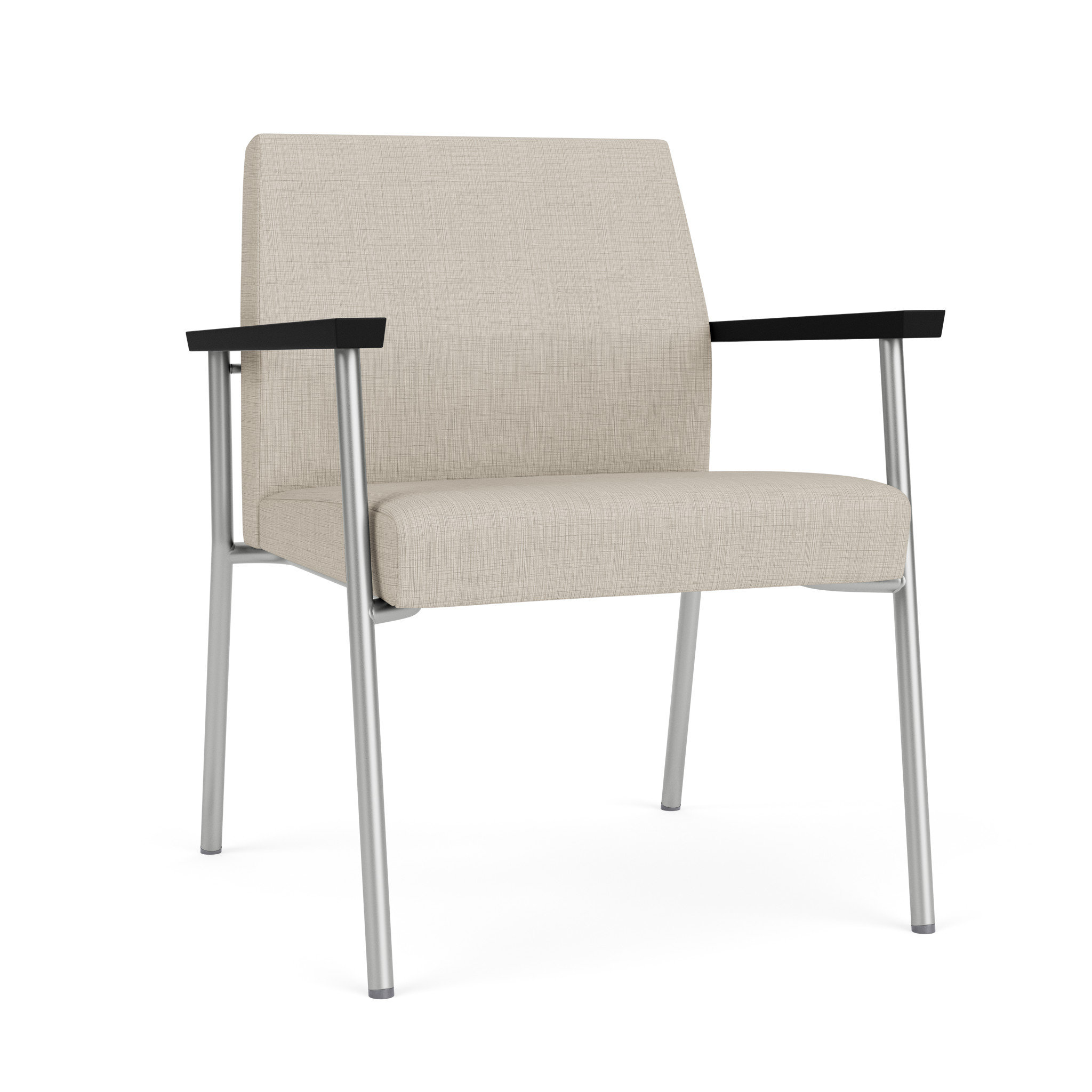 Lesro Mystic Waiting Reception Oversized Guest Chair Metal Frame | Wayfair