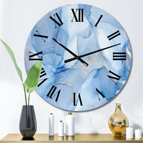 Blue Wall Clocks You'll Love | Wayfair