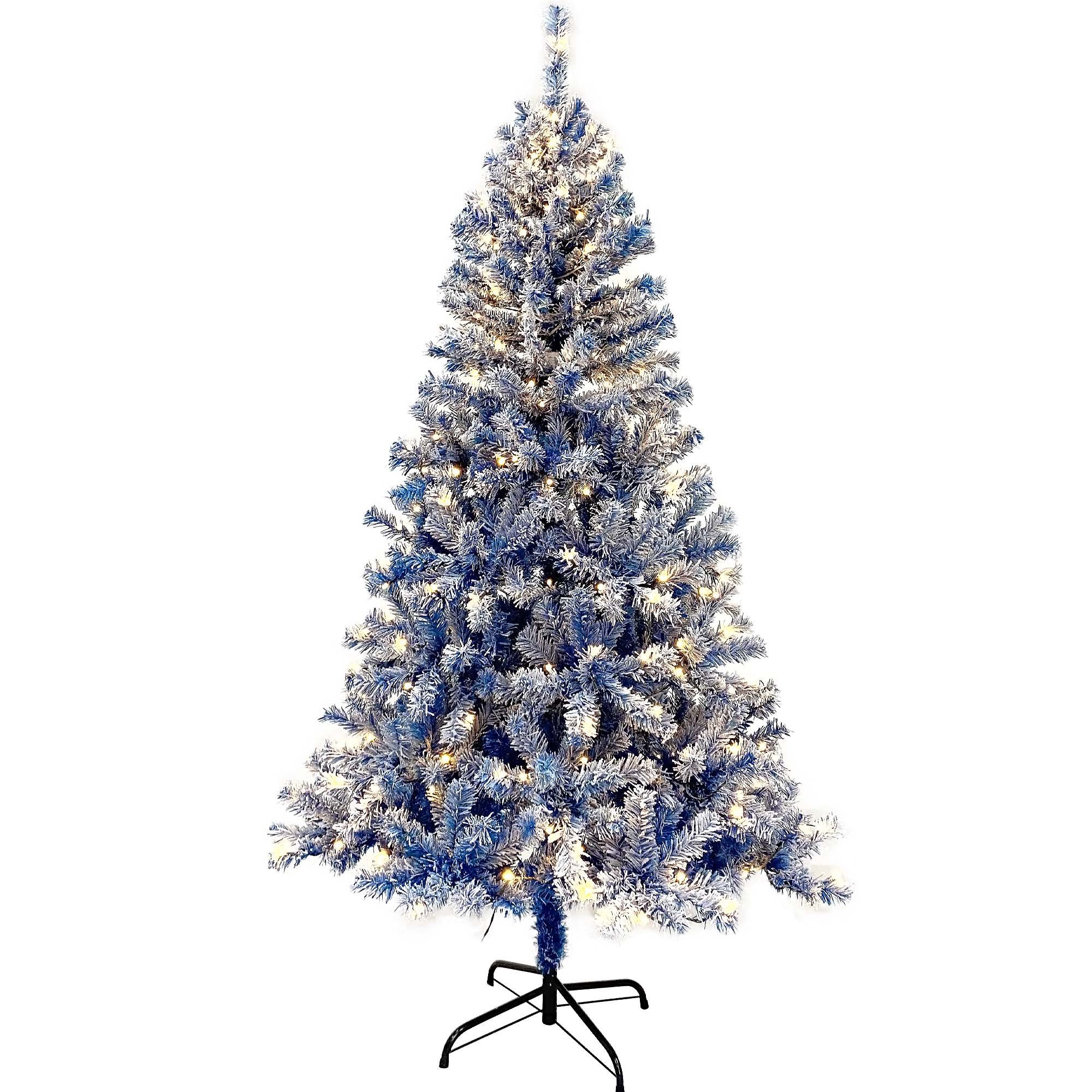 The Holiday Aisle® Regular (Full) Artificial Christmas Tree with Blue ...