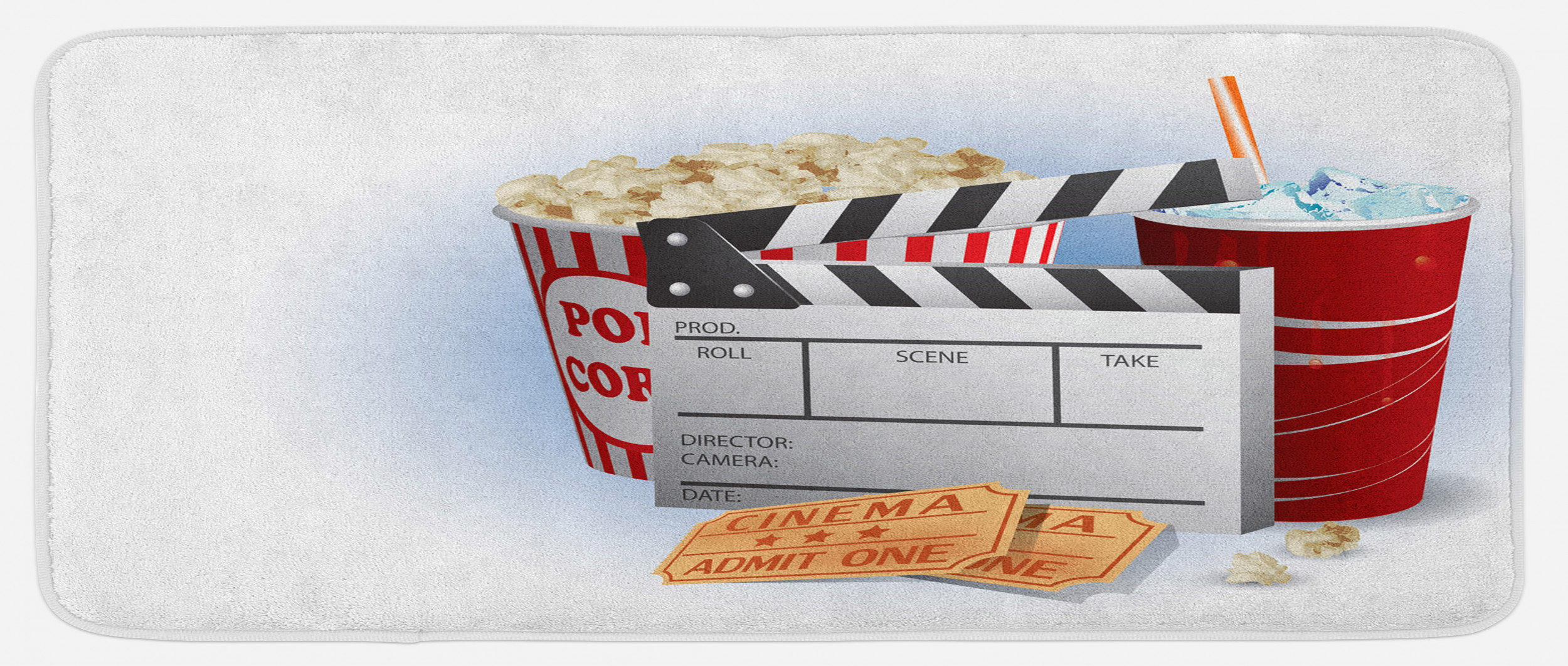 East Urban Home Movie Theater Kitchen Mat | Wayfair