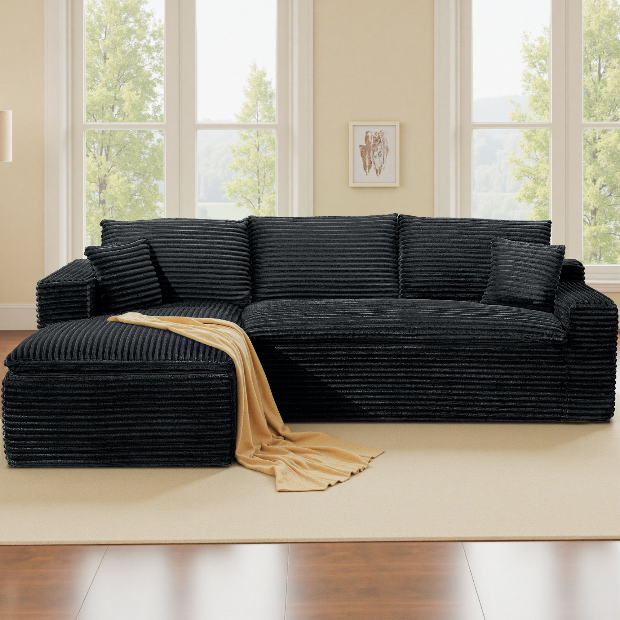 Wade Logan® 2 - Piece No Assembly Required Upholstery 2 layer 108 W ...