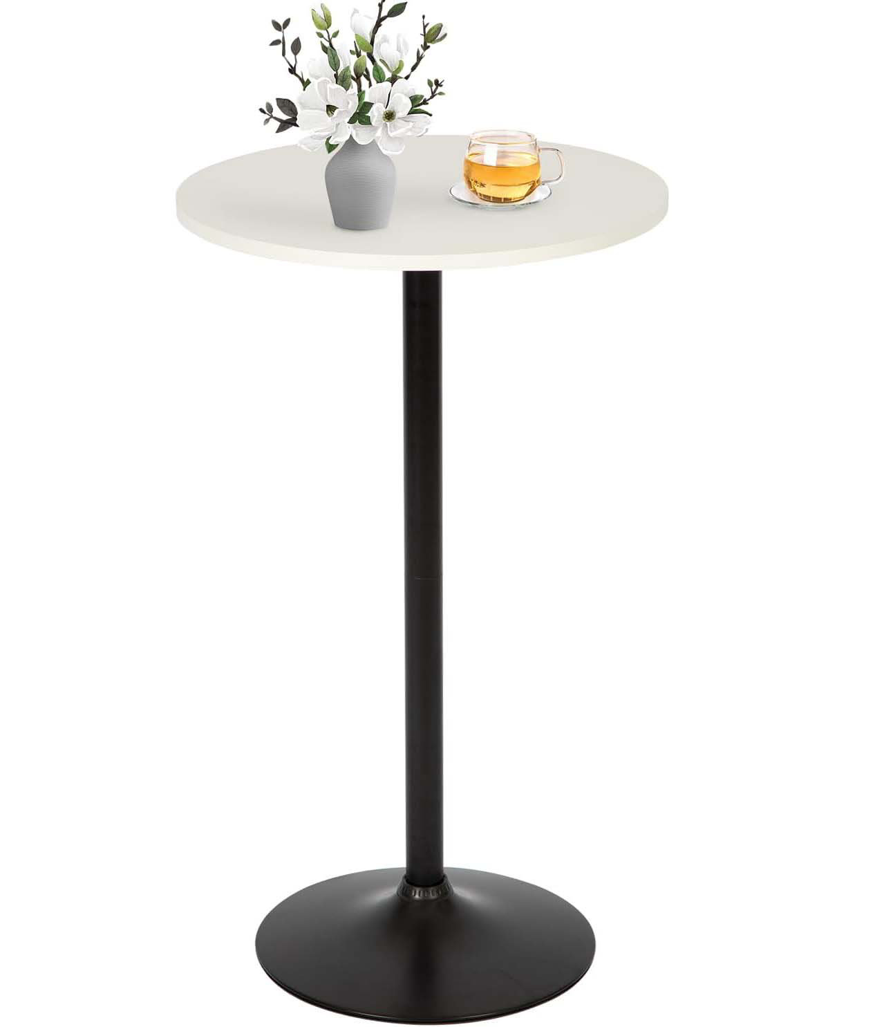 Ivy Bronx Bar Table 40 Inch Round Table Height Top Pub Table Cocktail ...