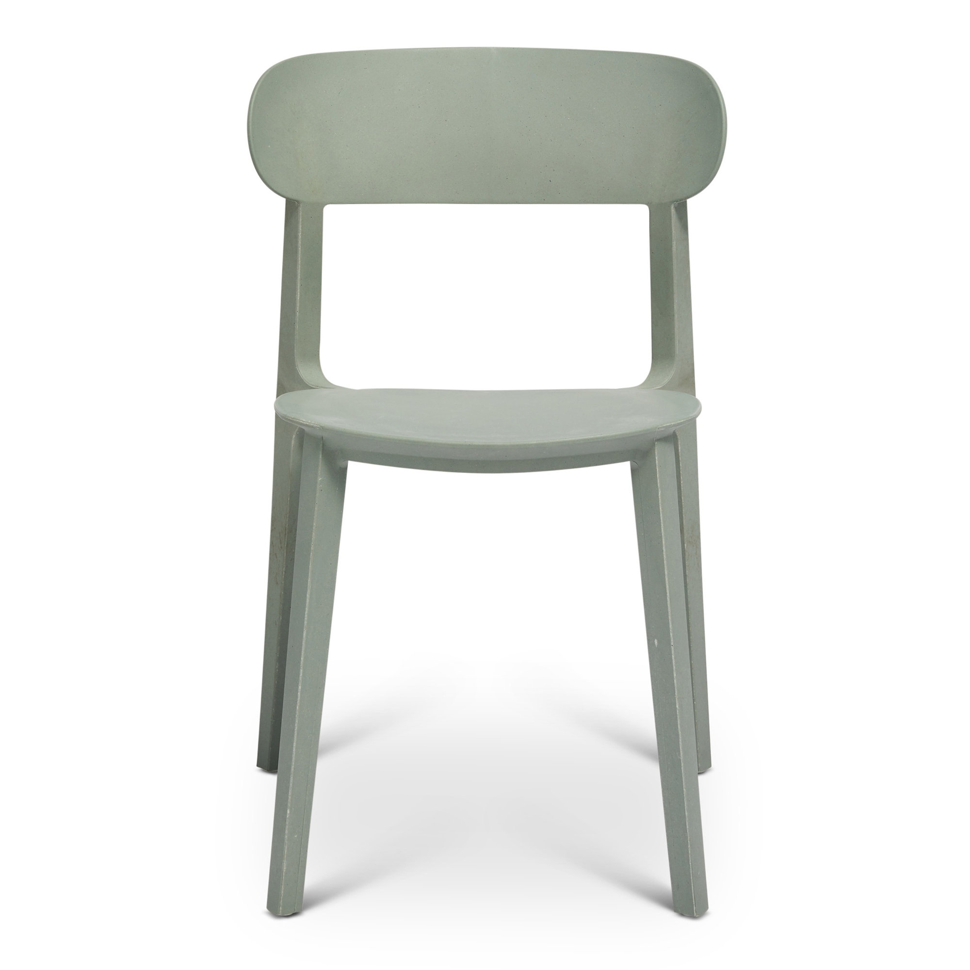 George Oliver Janicka Spencer Eco-Friendly Outdoor Stacking Chair ...