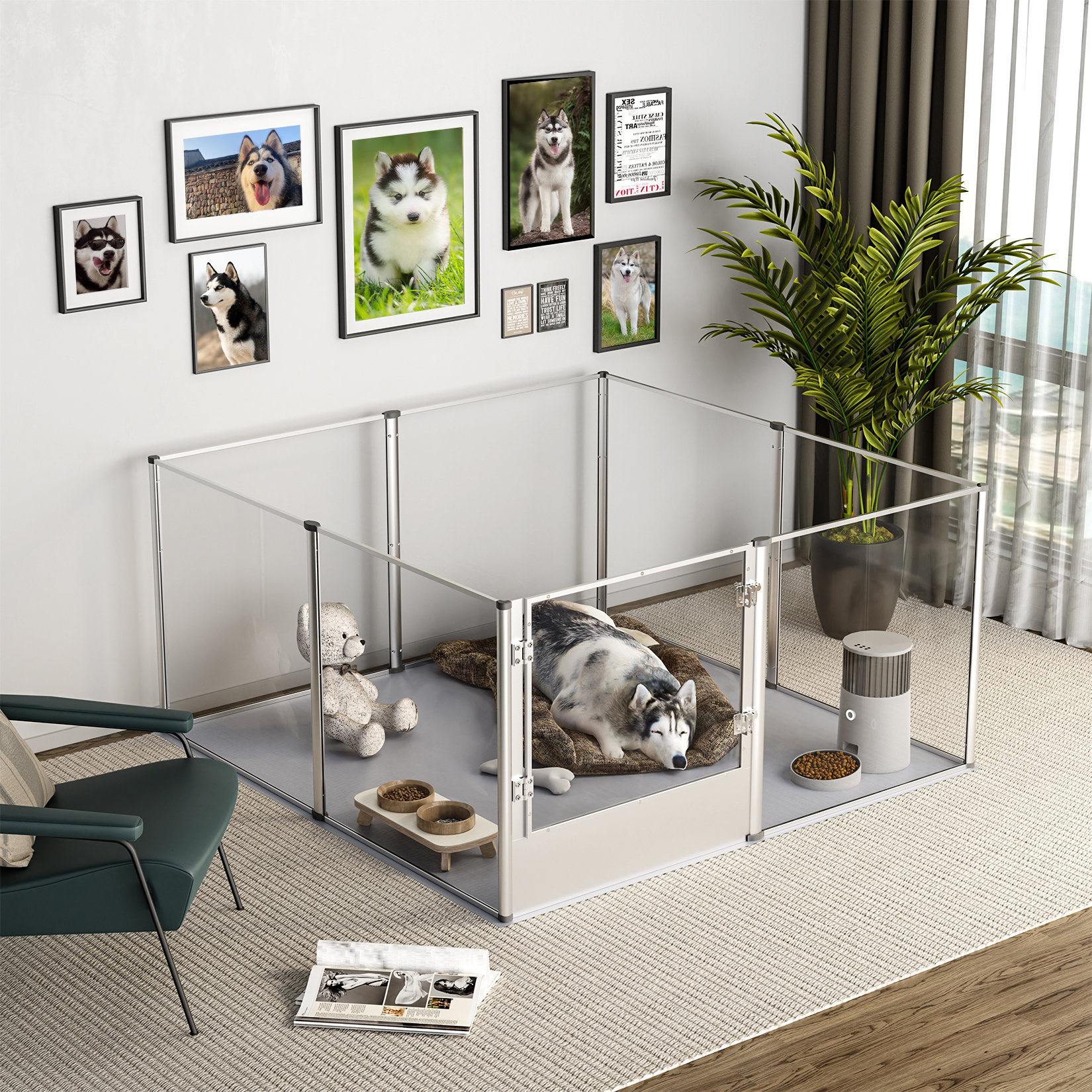 BingoPaw Acrylic Pet Pen & Reviews | Wayfair