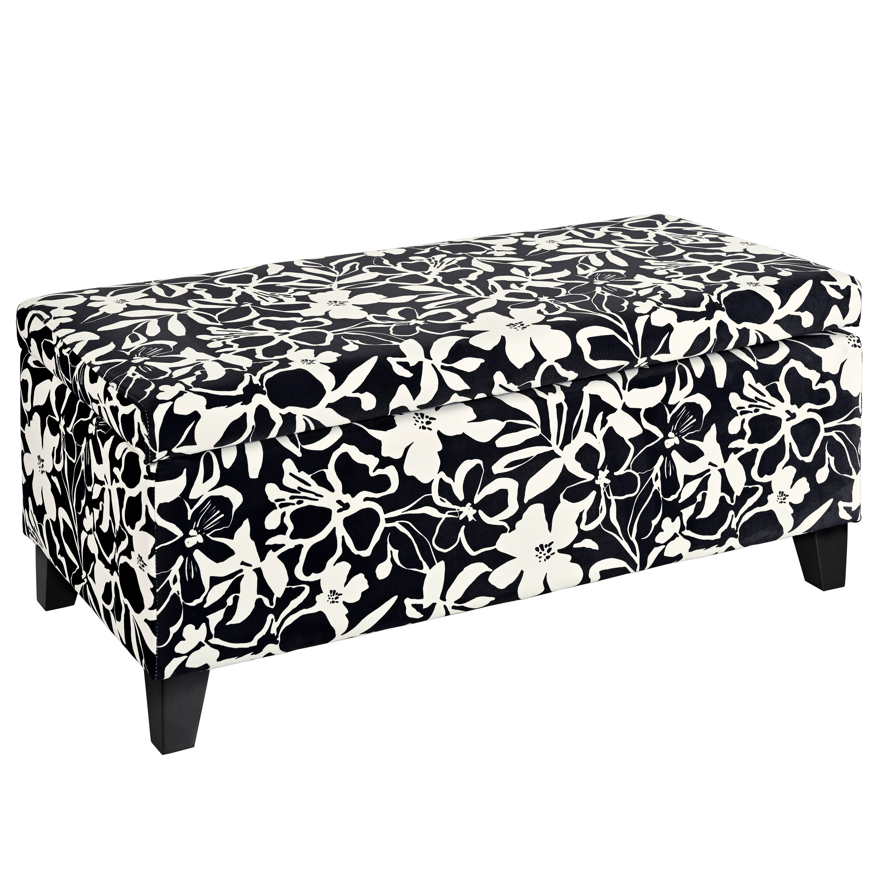 Winston Porter Ingerson 39" Wide Rectangle Ottoman with Storage ...