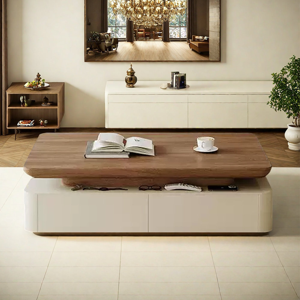 Hokku Designs Floor-standing coffee table | Wayfair