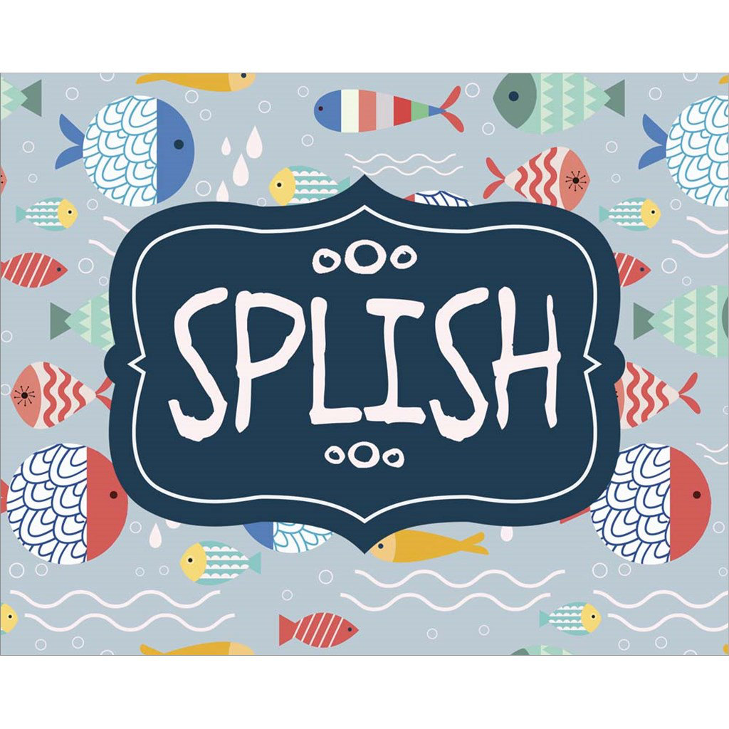 Rosecliff Heights Splish And Splash Fish Pattern Blue Part I By Colour ...