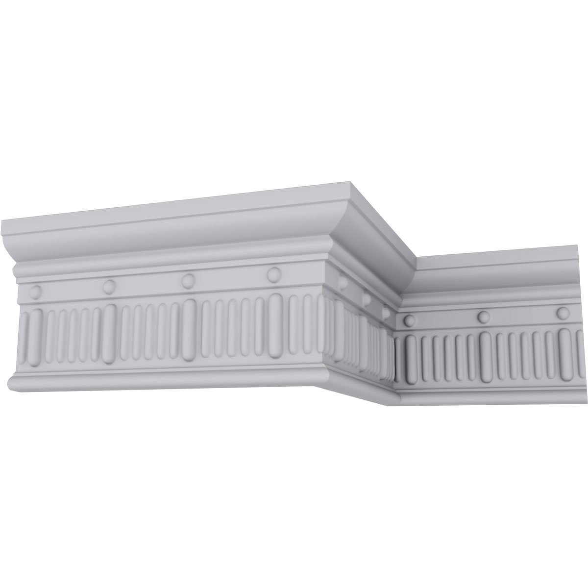 Ekena Millwork SAMPLE - Endurathane Seville Bead & Barrel Chair Rail4 3 ...