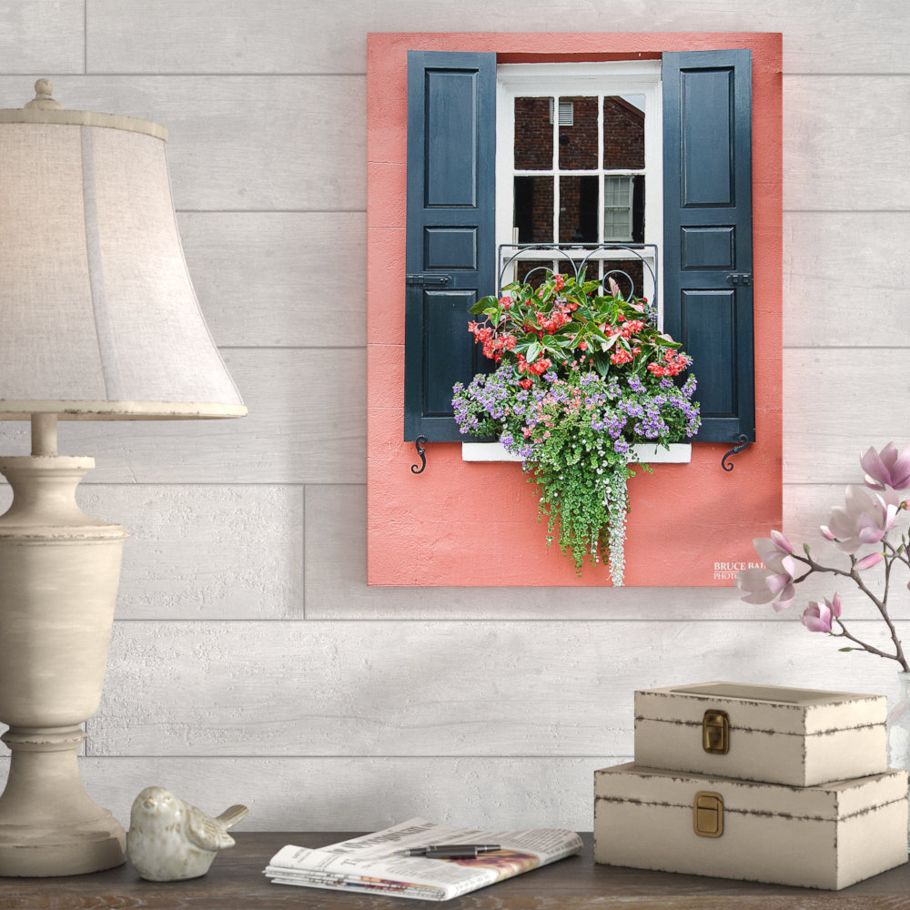 August Grove® 'Black Shutters' by Bruce Bain - Wrapped Canvas ...