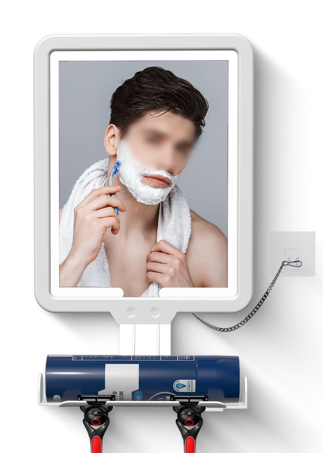 Ebern Designs 9.5*8 Inch Heated Anti-Fog Shower Shaving Mirror ...