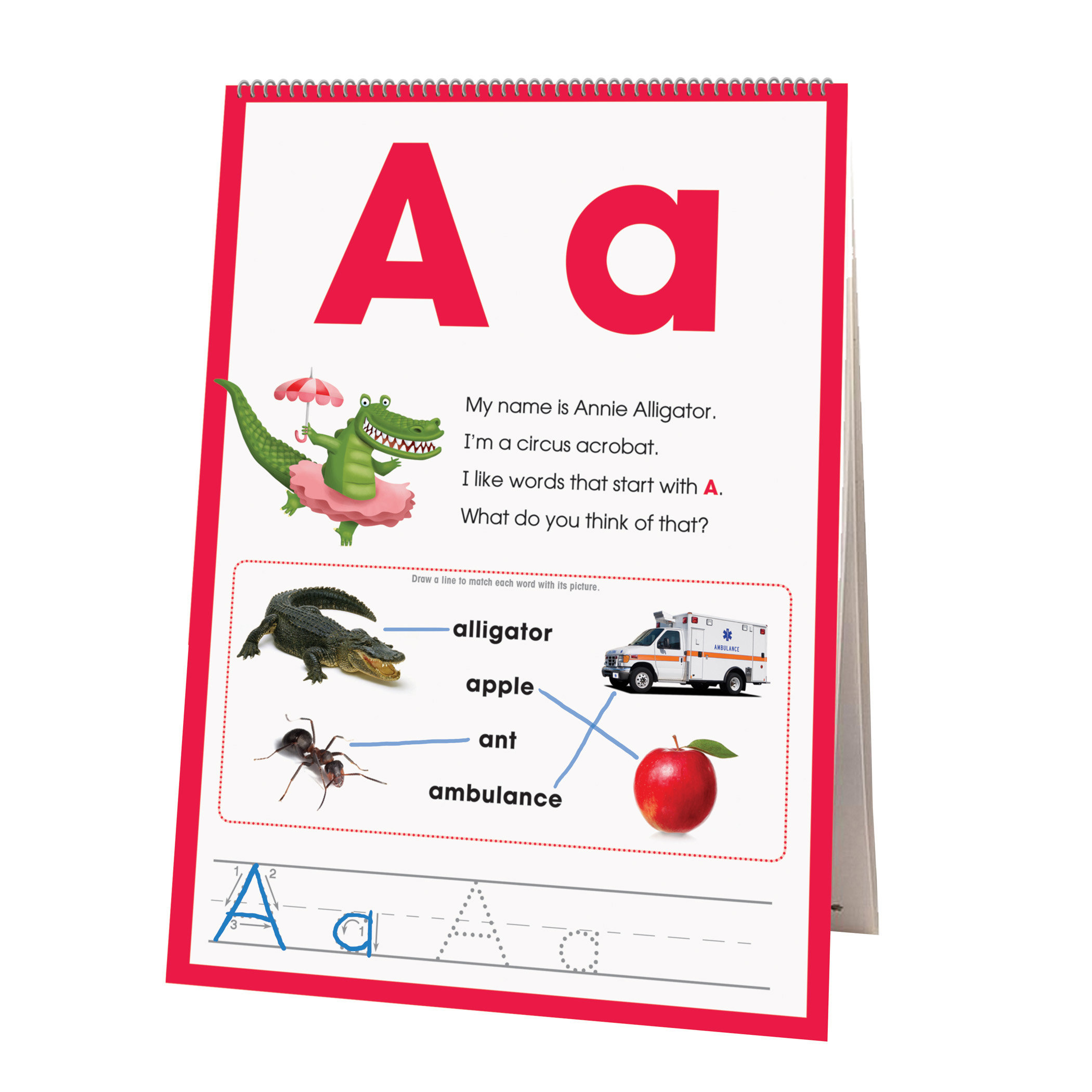 Newmark Learning Alphabet Animal Friends Flip Chart | Wayfair