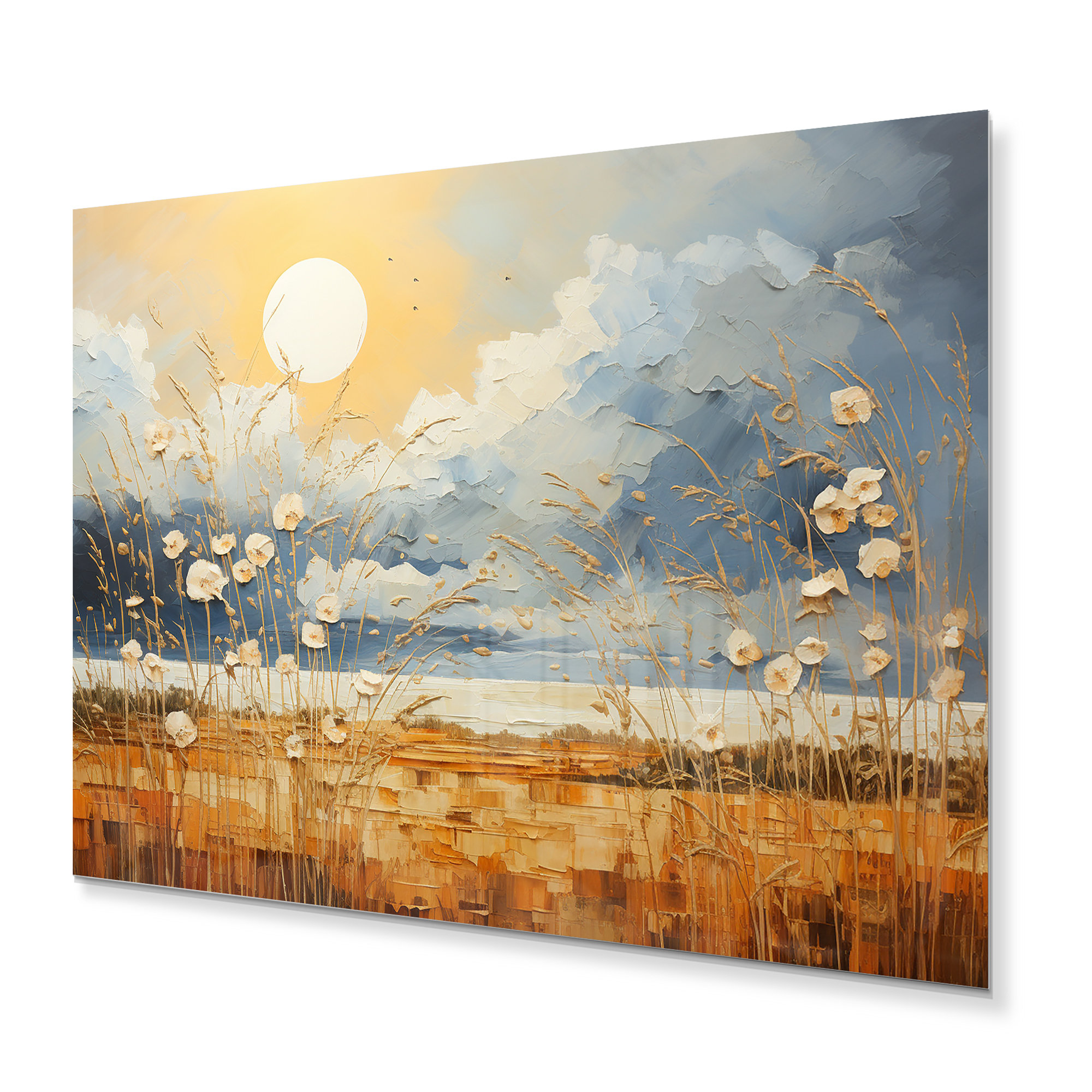 Red Barrel Studio® Clouds Prairies Collages IV - Landscapes Print on ...