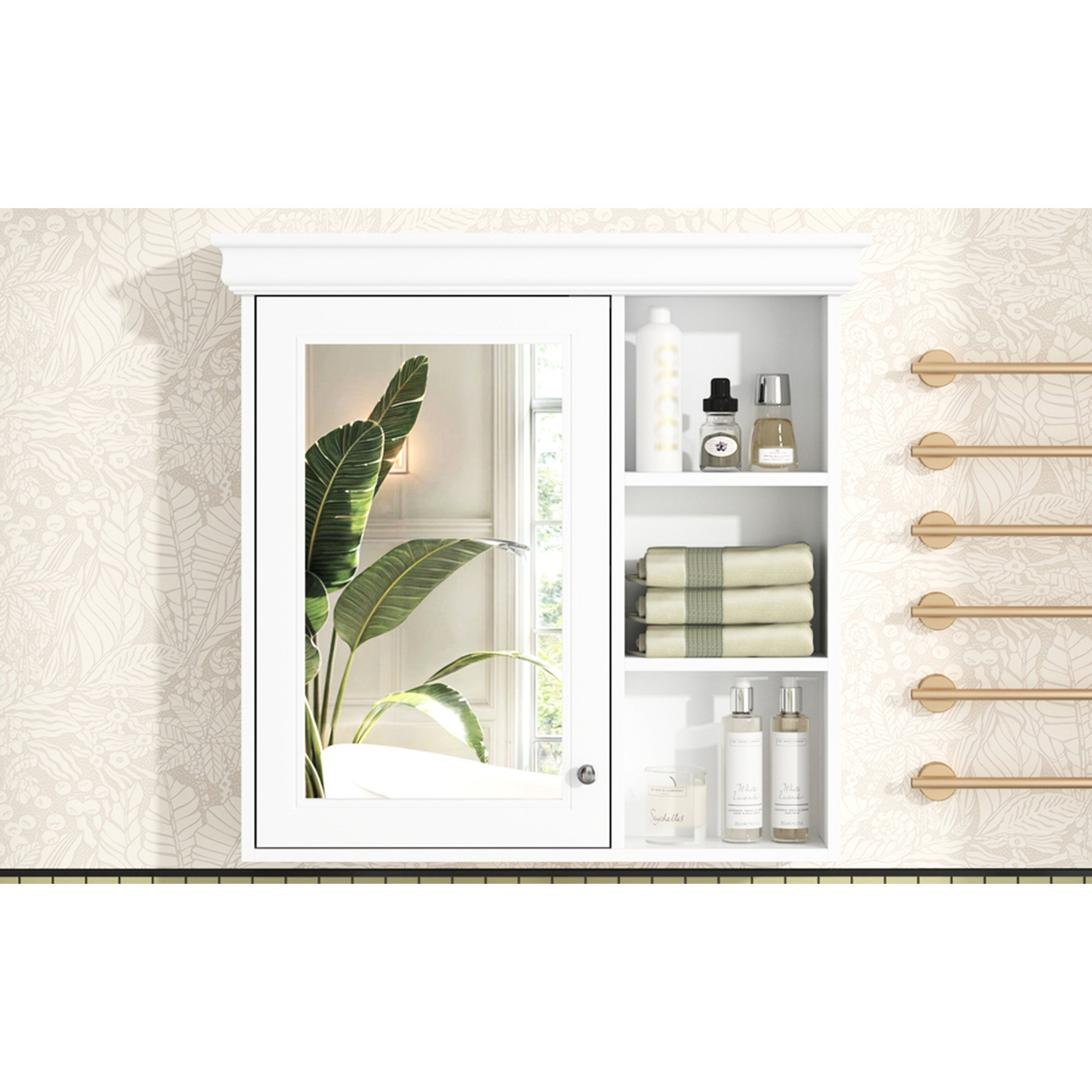 Lark Manor™ 30'' X 28'' Mirror Cabinet For Bathroom - , Soft Closing ...