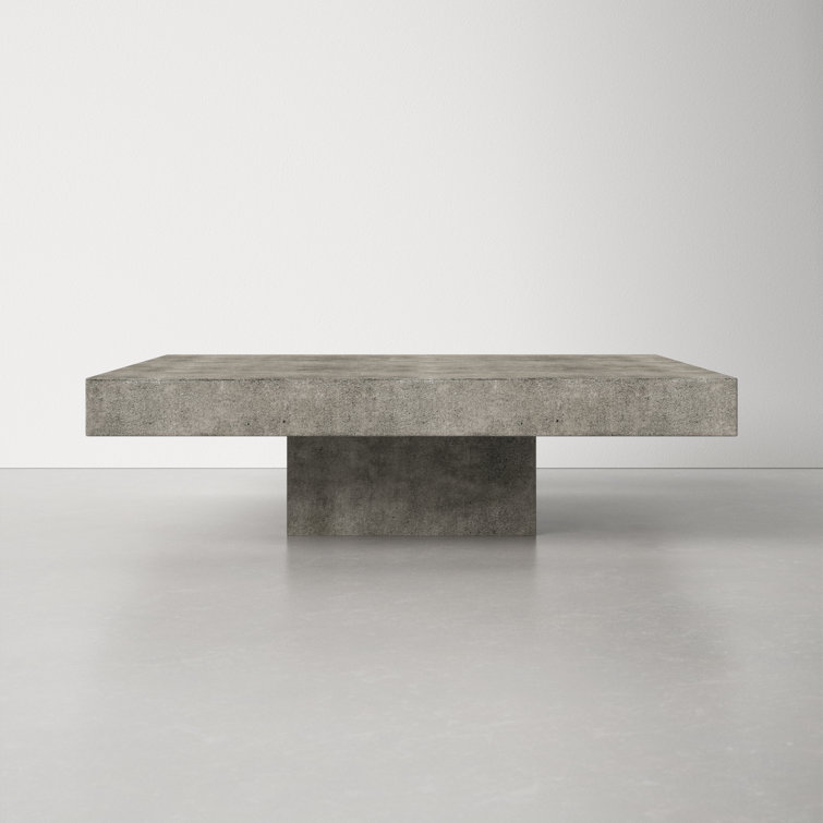 AllModern Dove Pedestal Coffee Table & Reviews | Wayfair