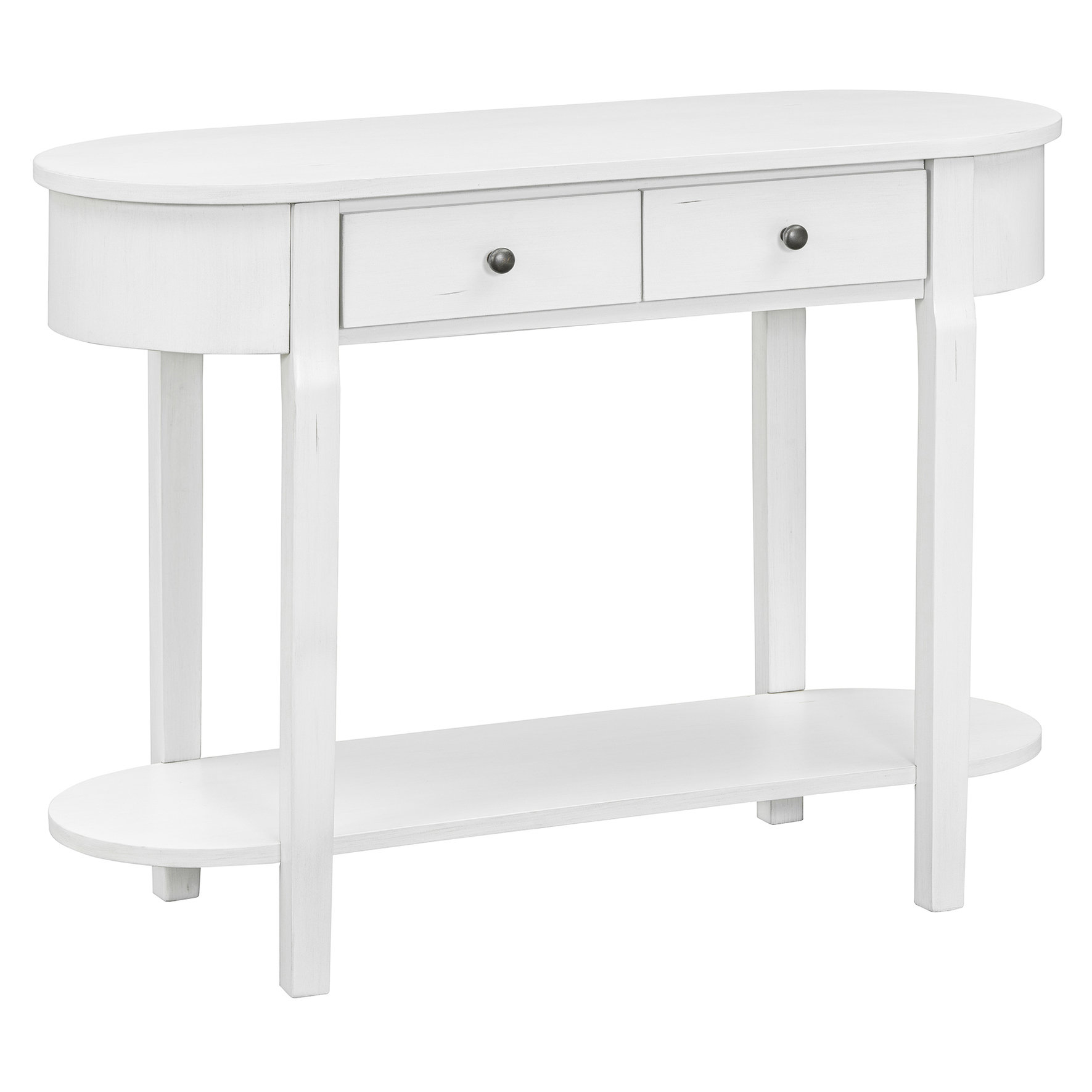 Latitude Run® Elegant Console Table For Entrance Area, 2 Drawers ...