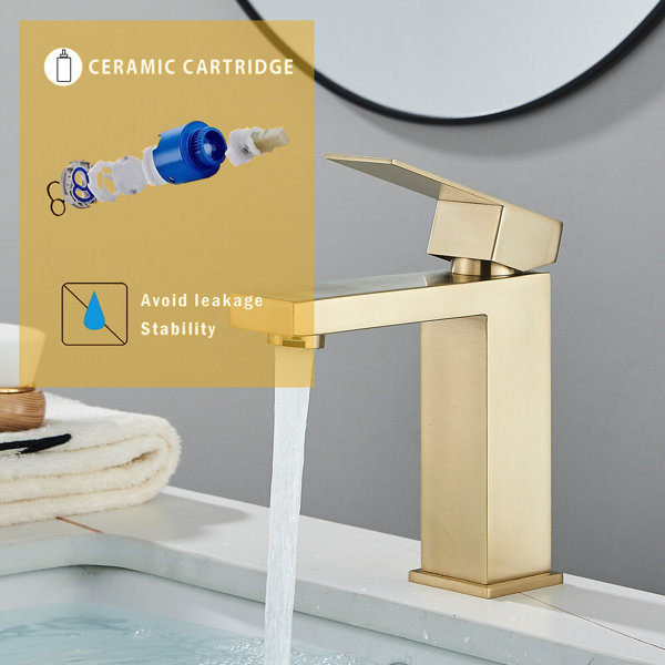 Senlesen Single Hole Faucet Single-handle Bathroom Faucet | Wayfair