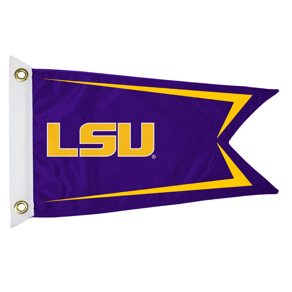 FlagPole-To-Go LSU Nylon 12 x 18 in. House Flag | Wayfair