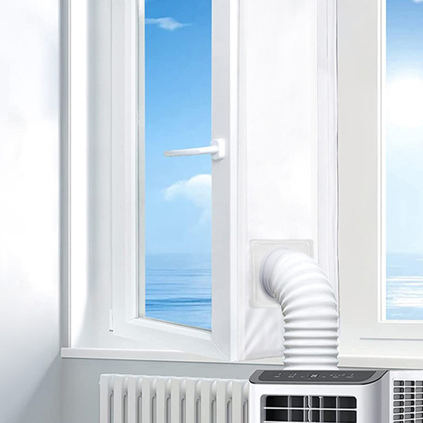 Symple Stuff AC Hose Adapter for Window Portable Air Conditioner ...