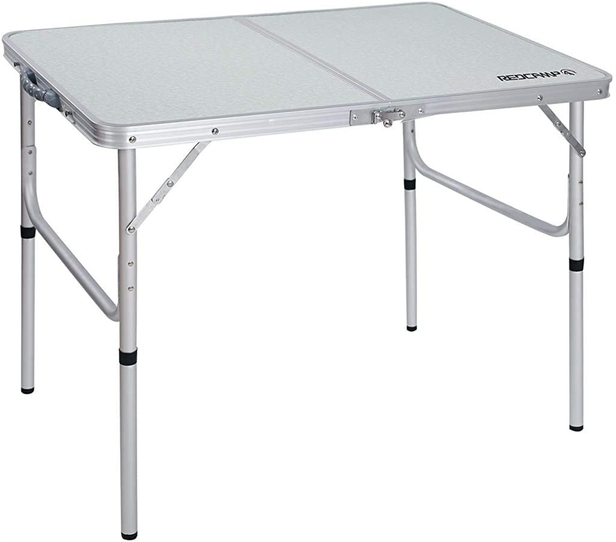 REDCAMP Rectangular Adjustable Folding Outdoor Camping Table & Reviews ...
