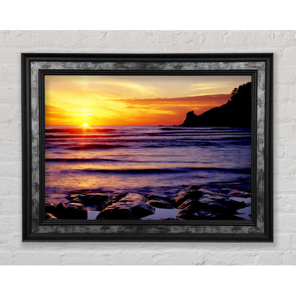 Bright Star The Last Glimmer Of Sun - Single Picture Frame Print ...