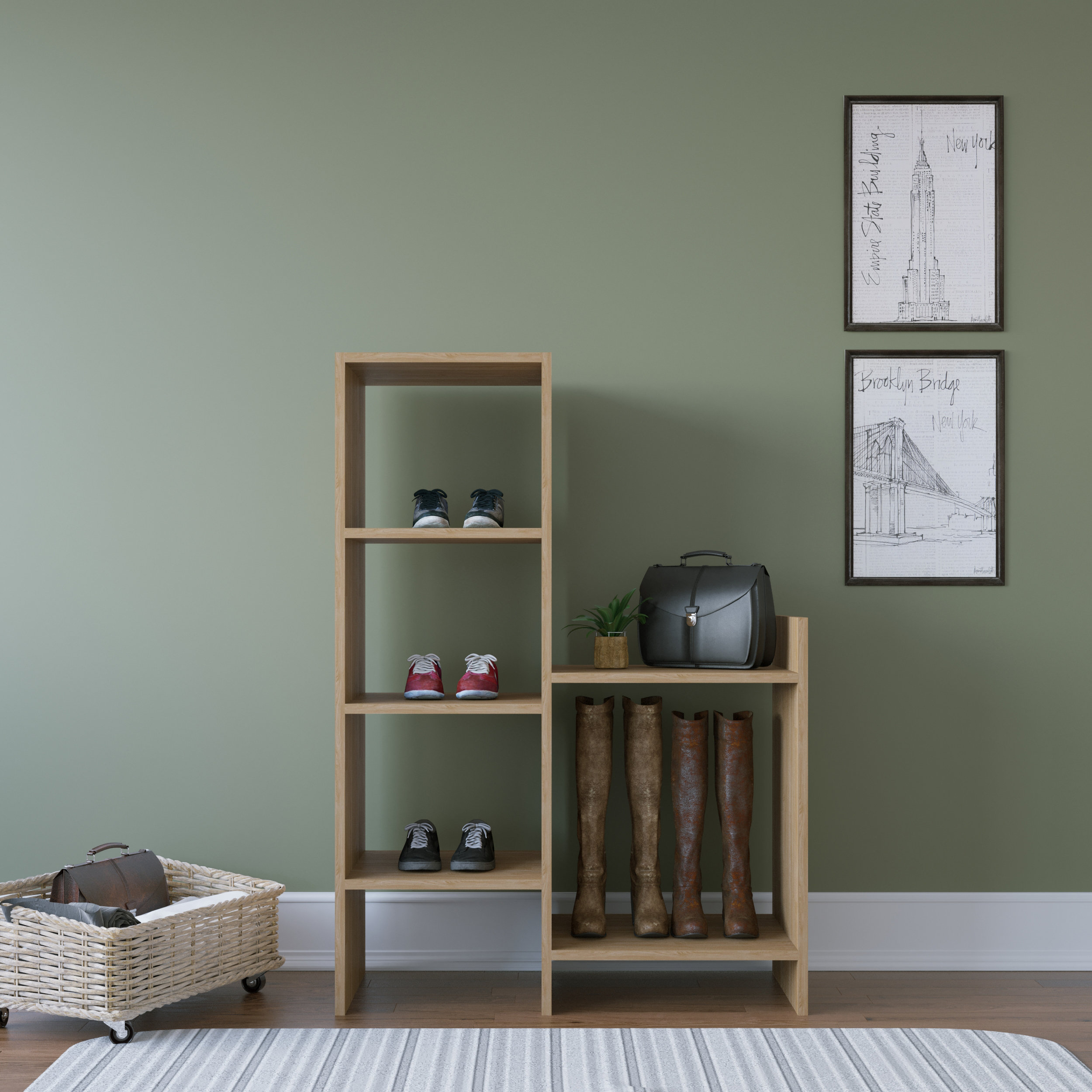 Loon Peak® 6 Pair Shoe Rack | Wayfair